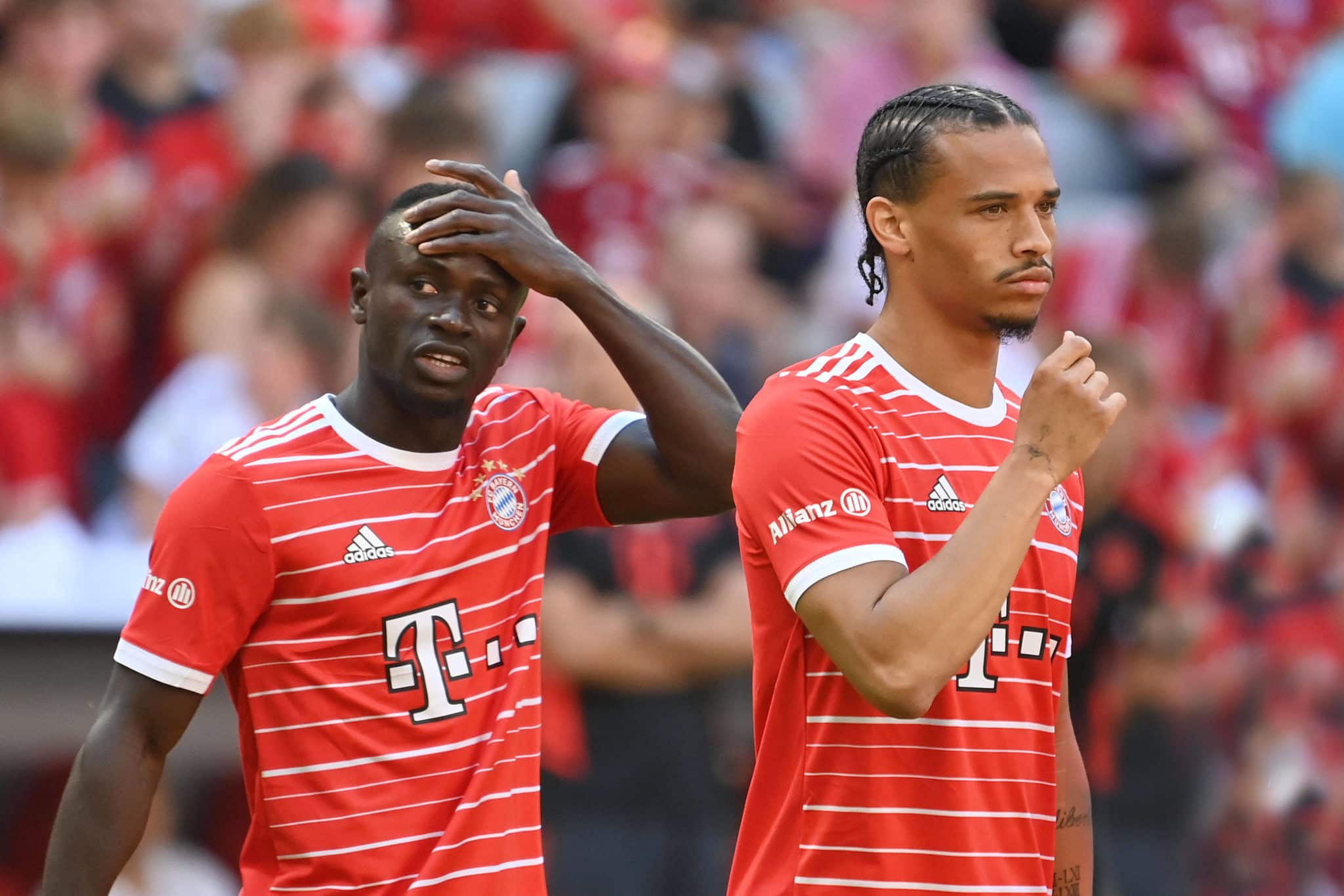 Mané é suspenso e multado pelo Bayern após dar soco no companheiro Sané ...