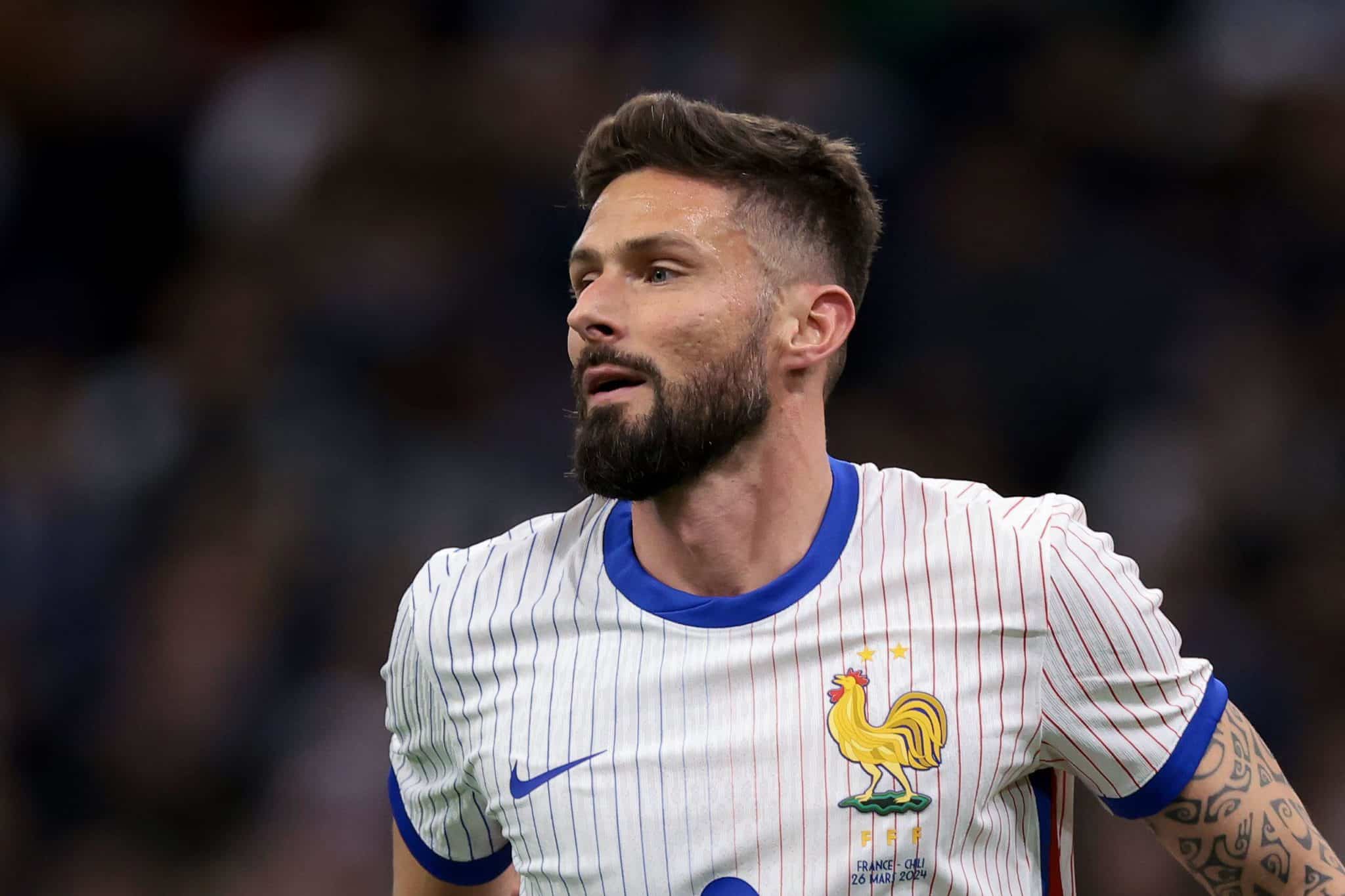 Giroud anuncia aposentadoria da seleção francesa após a disputa da Euro