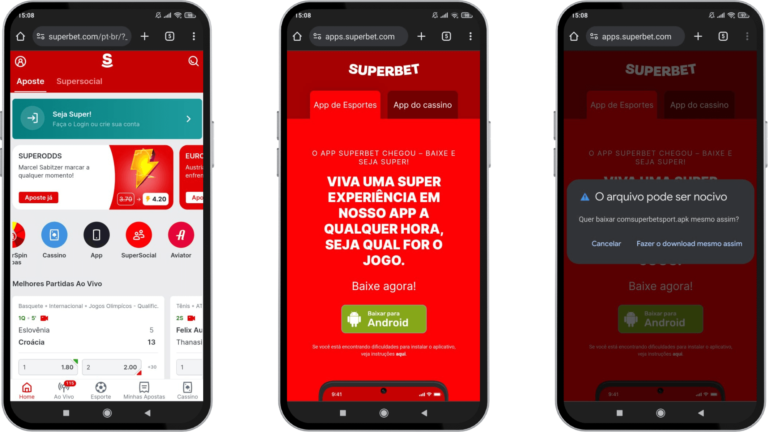 Superbet app: como instalar e apostar no celular